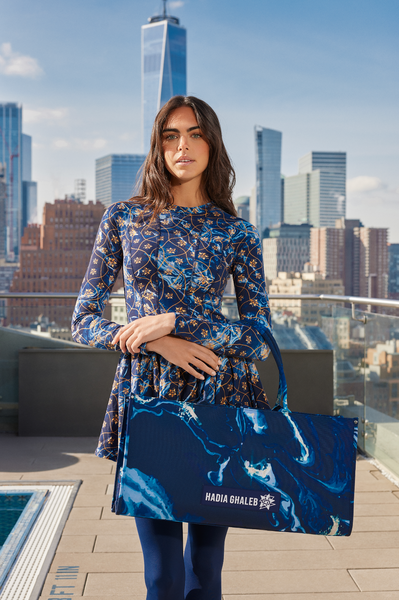 Starry Ballerina Mega Tote Bag By Hadia Ghaleb